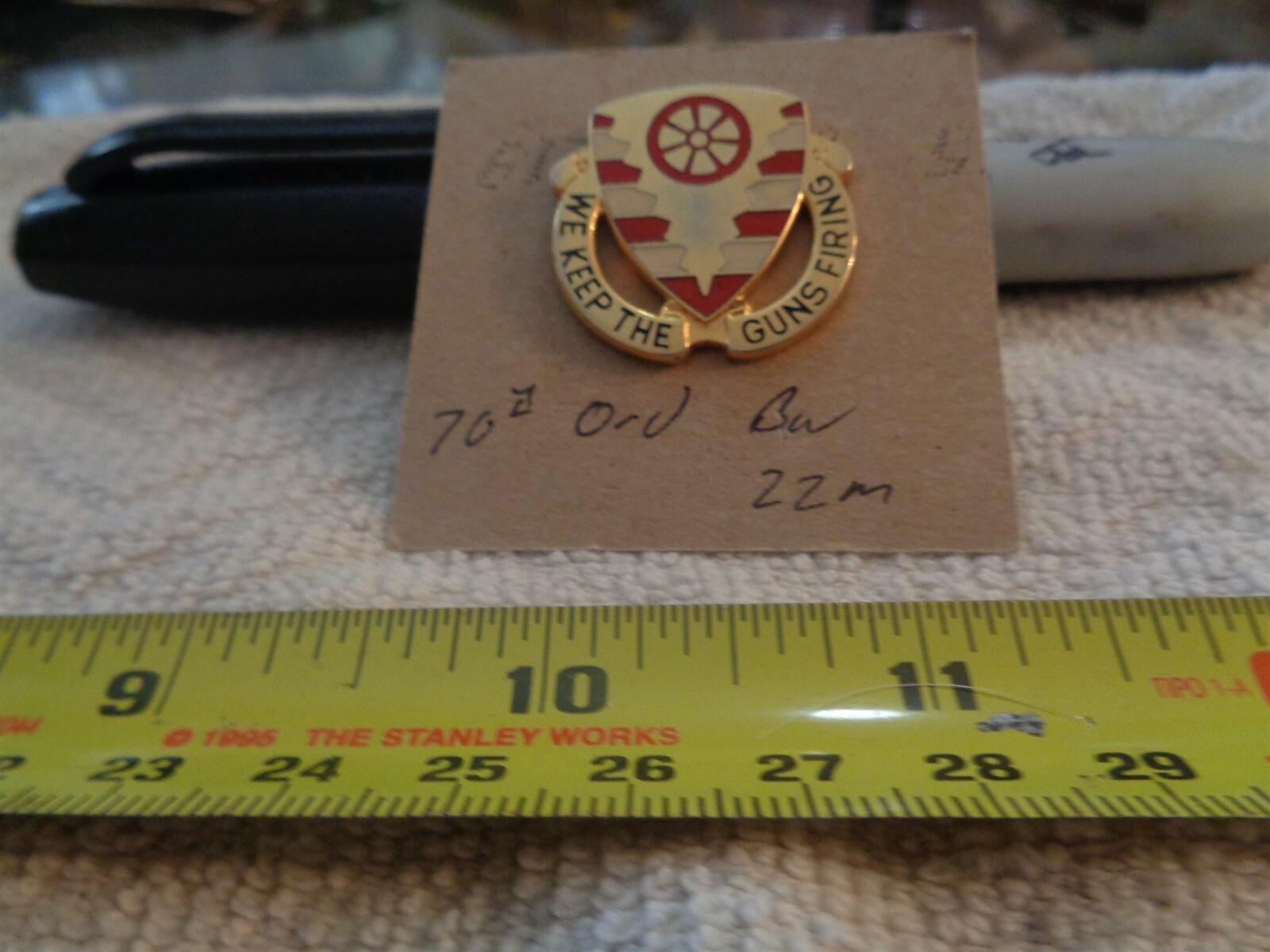 70th Ordnance Battalion 22M Unit Crest, DI, DUI (DRAW#V5) | eBay