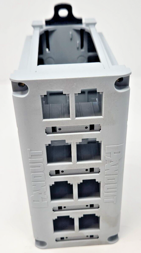 Panduit CDPP8RG Mini-Com 8-port DIN Rail Copper Patch Panel | eBay