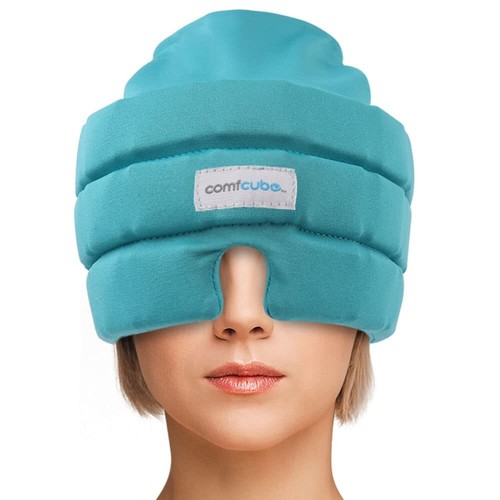 Comfcube Migraine & Headache Relief Ice Cap 2 Hours Long Lasting Cold ...