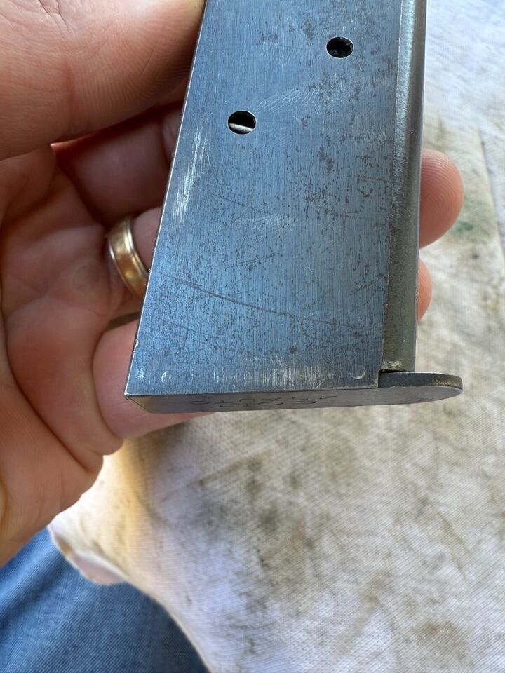 Colt 45 AUTO 1911 45acp full blue magazine vintage rare pinned base | eBay