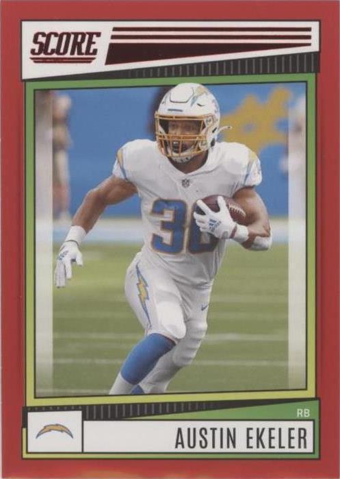 2022 Score - Austin Ekeler #137 Red for sale online | eBay