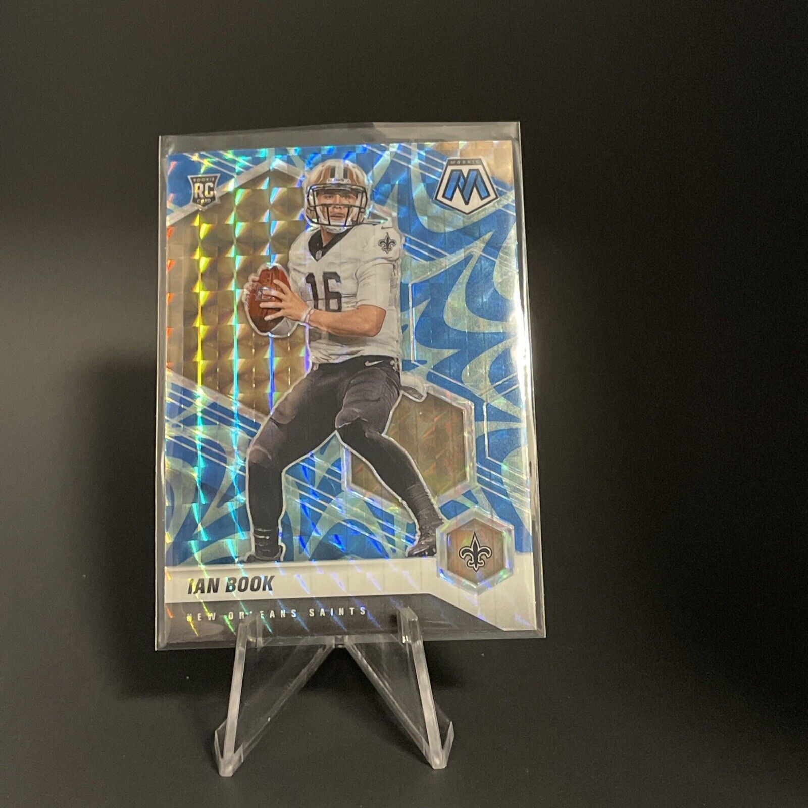 2021 Panini Mosaic Ian Book #327 RC Rookie Blue Reactive PRIZM | eBay