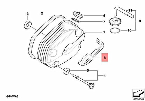 New BMW Genuine A67 K25 K26 K27 K28 A67 9252 Spark Plug Cover Left ...