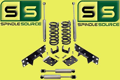 3" / 5" Drop Lowering Kit + CNOTCH Fits 98-15 Ford Ranger 2WD 3"/5" SPR ...