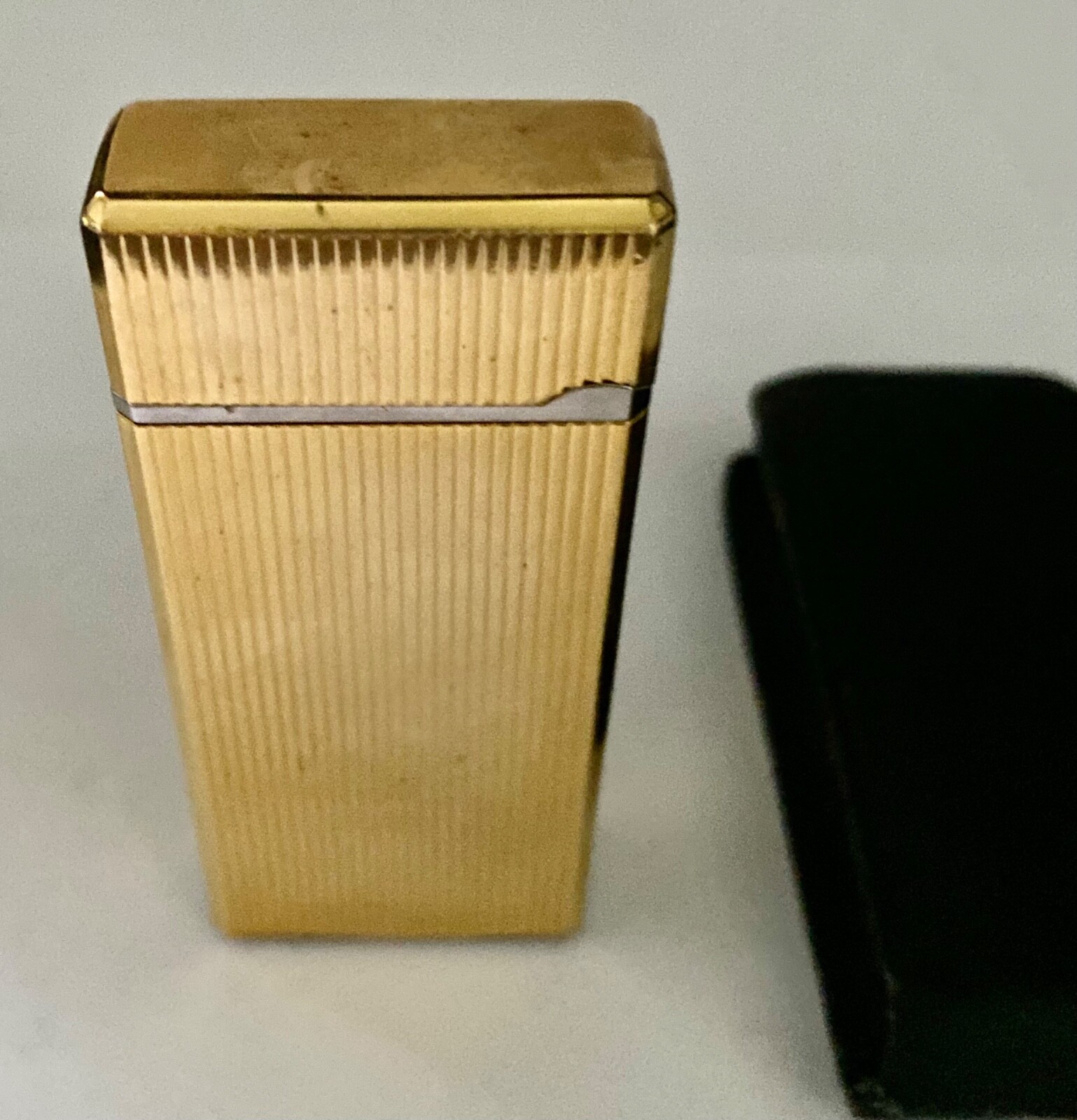 VINTAGE COLIBRI OF LONDON 4600 METAL LIGHTER WITH COVER | eBay