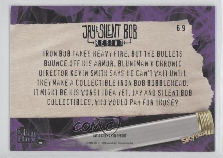 2023 Skybox Jay & Silent Bob Reboot Snoogans /799 Iron is Taking Heavy ...
