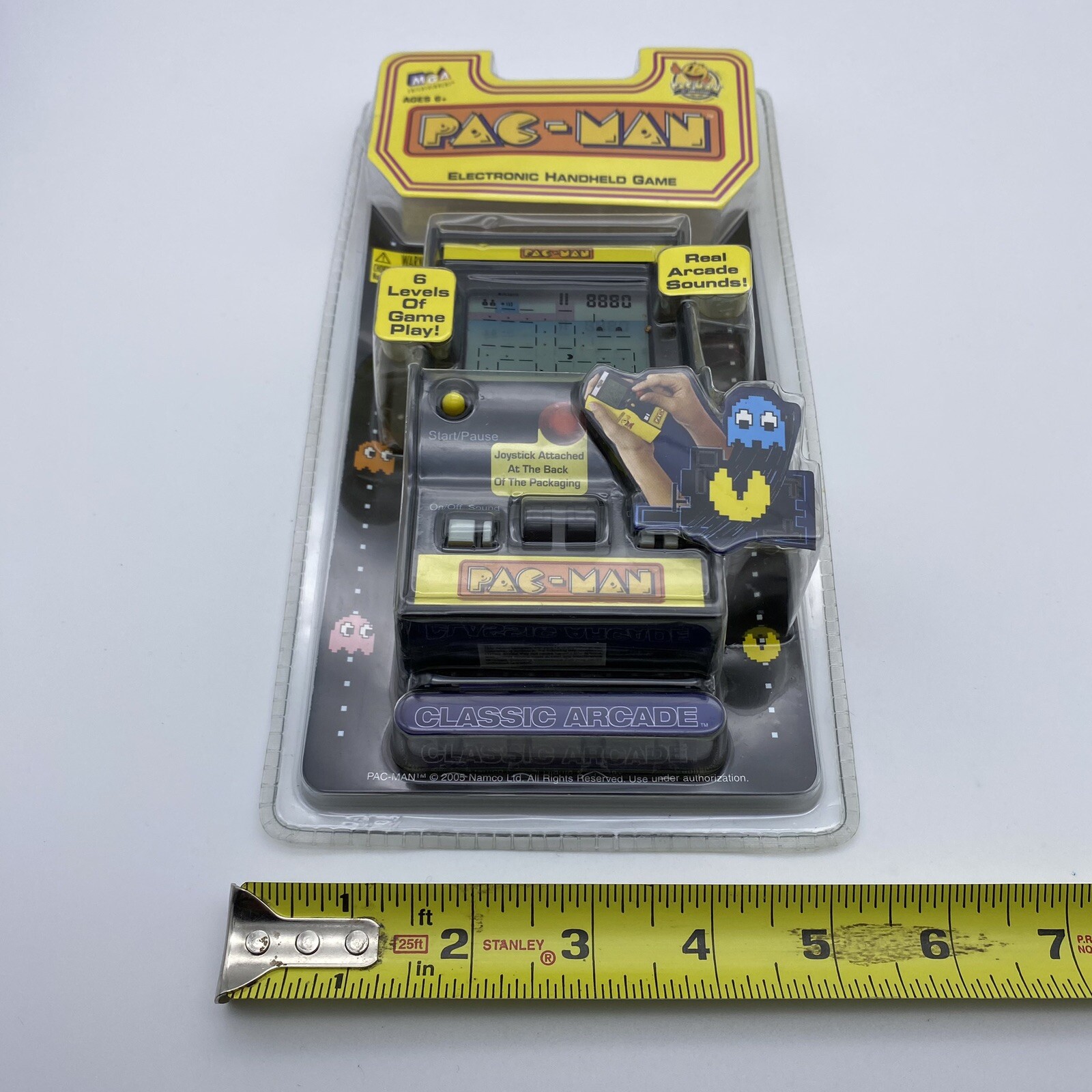 Pac-Man Classic Arcade Handheld Game Retro Arcade MGA Games Namco LTD ...