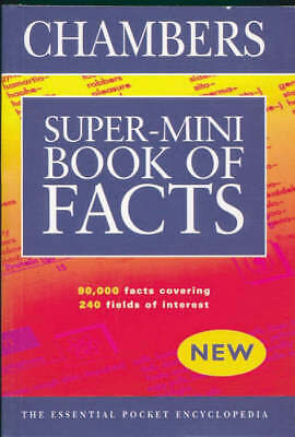 Chambers Super-mini Book of Facts by Not Available (Paperback, 1999 ...