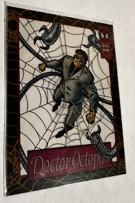1994 Marvel Fleer Doctor Octopus Clear Card Signed By Randy Emberlin ...