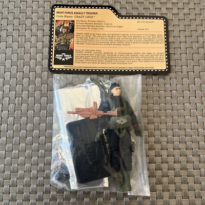 Gi Joe 2012 Night Force Crazy Legs Para Drop Joe Convention | eBay