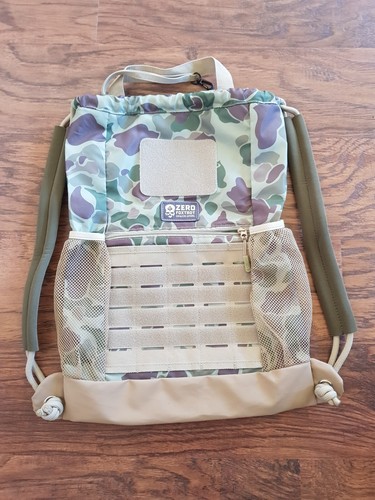 NWOT Zero Foxtrot TAC Drawstring Pack - Camo Bag | eBay