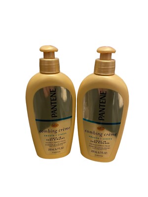 (2) Pantene Smoothing Combing Cream Leave-In 6.7 oz Each | eBay