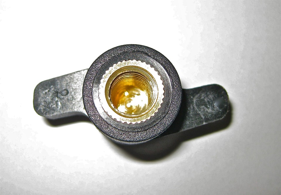 Offset wing knob M8 clamping handle thumbscrew hand grip wing nut saw ...