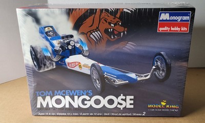 Monogram Model King Tom McEwen's Mongoose Dragster Model Kit | eBay