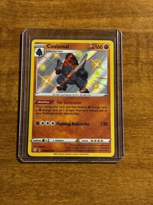 Pokémon TCG Pokémon Coalossal Coalossal Shiny Holo Rare Holo | eBay