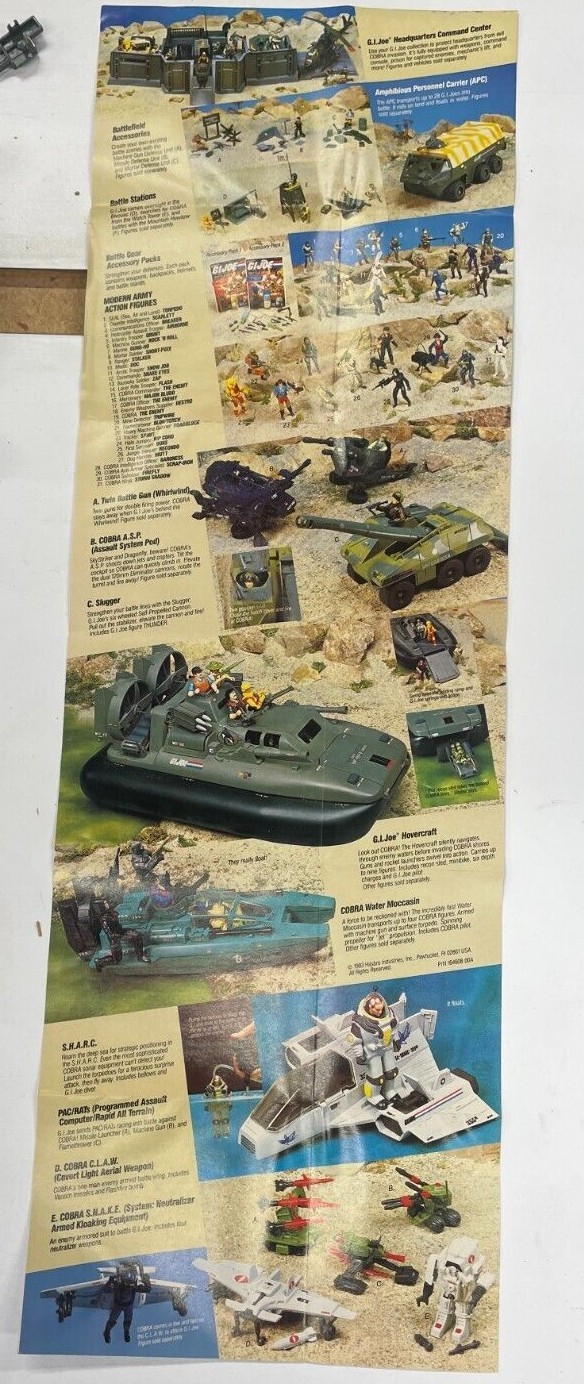 ***YOU PICK**** Vintage GI Joe Catalogs Inserts Missions STRIKE ...