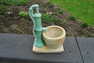 Water Well Hand Pump Ceramic Planter $14.99 | eBay