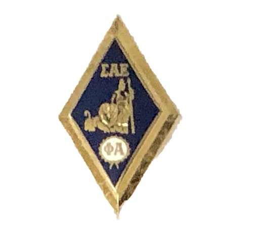 Vintage Sigma Alpha Epsilon Fraternity Pin Gold Pledge Lapel Pin | eBay