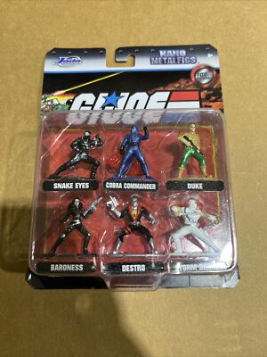 Jada Toys G.I. Joe Nano 1.75 inch Metalfigs Snake Eyes Action Figure ...