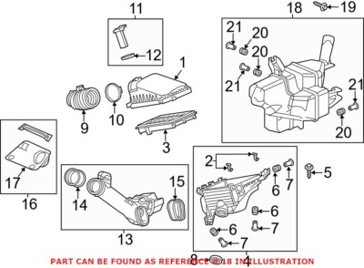 Genuine OEM Engine Air Intake Resonator for Acura 172305MEA00 | eBay