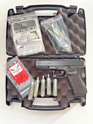 Glock G17 4.5MM Steel BB Gun Gen 4 Full Blowback Metal Slide 2255202 ...