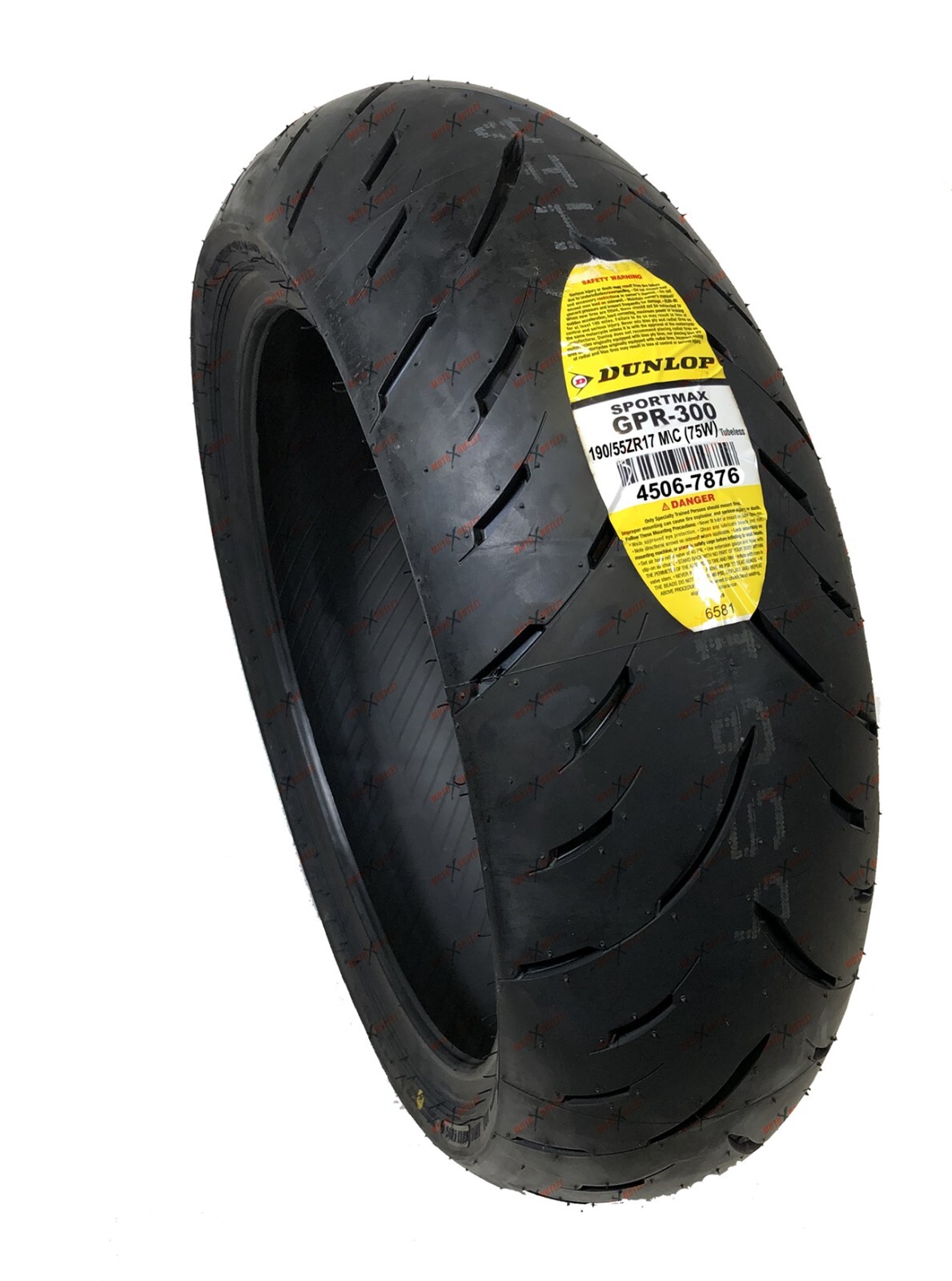 190/55ZR17 Dunlop Sportmax GPR 300 190 55 17 Rear Tire Motorcycle | 73W ...