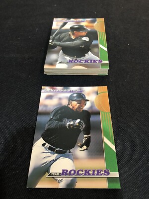 1993 Topps Team Stadium Club -Colorado Rockies First Year 30 Card Set ...