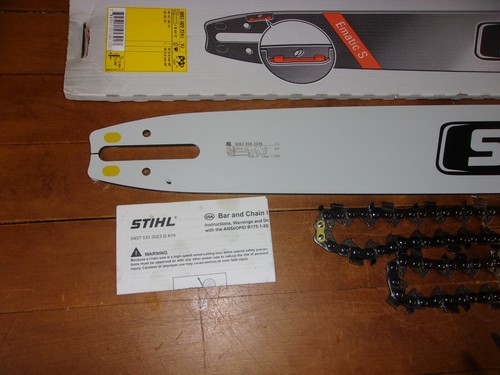 Stihl OEM 32" Light ES Bar 33RS Chain 3/8" .050" 105DL 3003-000-2246 # ...