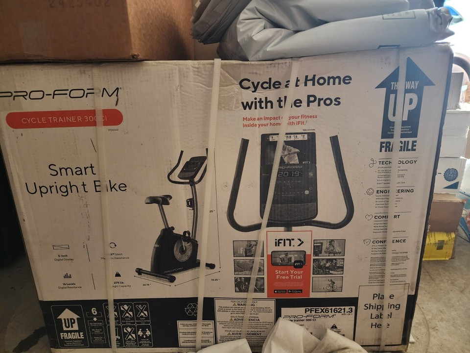 ProForm Cycle Trainer 300 Ci Upright Stationary Exercise Bike ...