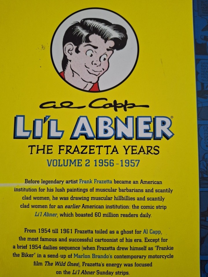 LI'L ABNER: THE FRAZETTA YEARS, VOL. 2: 1956-1957 By Frank Frazetta ...