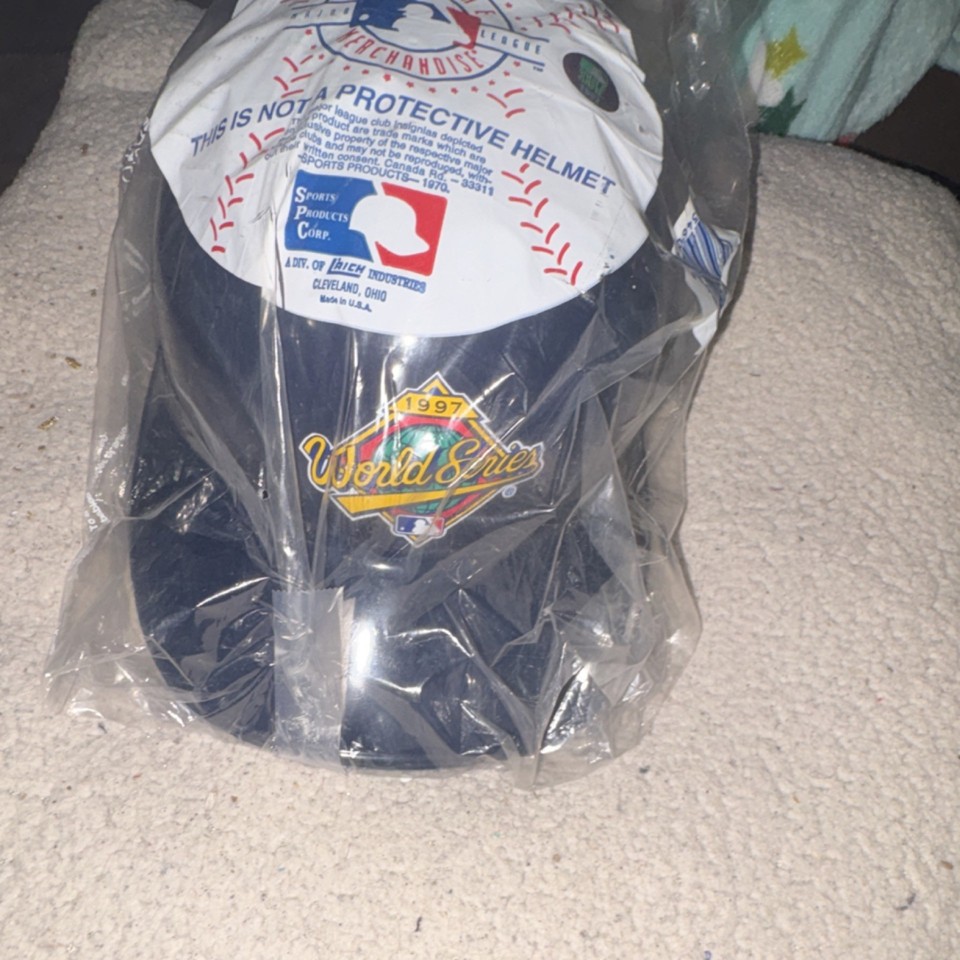 Sports Products Corp. 1997 MLB World Series Souvenir Helmet Navy Blue ...