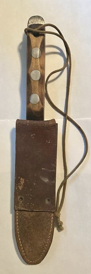 VERY RARE!! WW2 John Ek Model 1 Knife w/ Original leather sheath ...