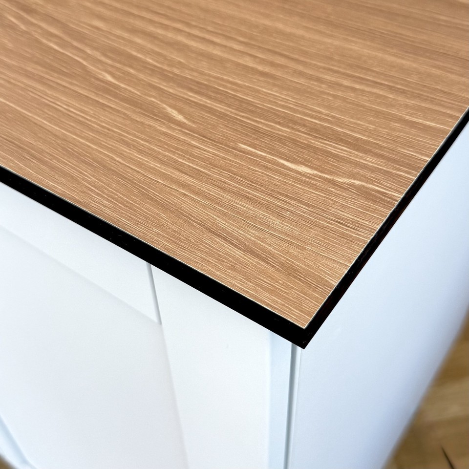 SALE OAK Compact Laminate Kitchen Worktop Splashback 6-12mm Not ...