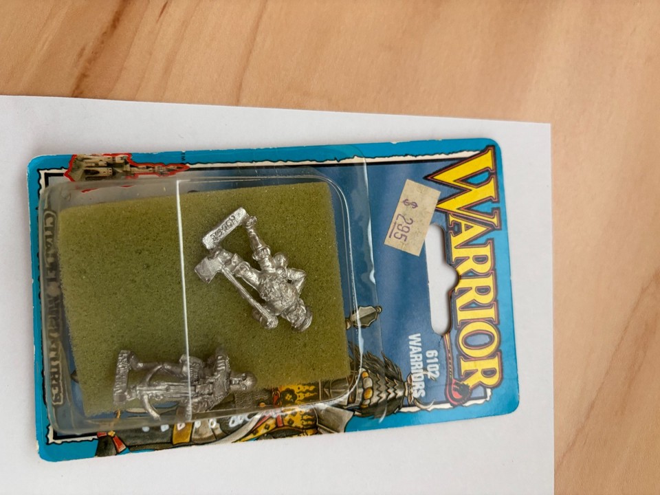 Warhammer Citadel 80s Warriors 6102 Blister Lot | eBay UK