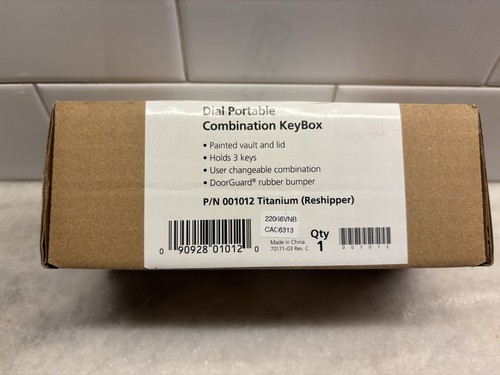 Kidde AccessPoint 00514 KeySafe Box Original 5-Key Permanent Spin Dial ...