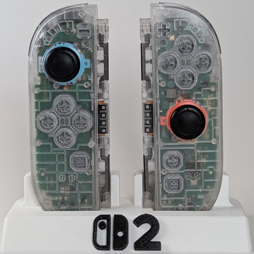 Custom Nintendo Switch 2 Joy-Cons Translucent Clear See Thru Joy Con | eBay