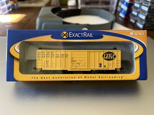 ExactRail N Scale 5277 Box Car Lake Erie Franklin & Clarion LEF #1151 ...
