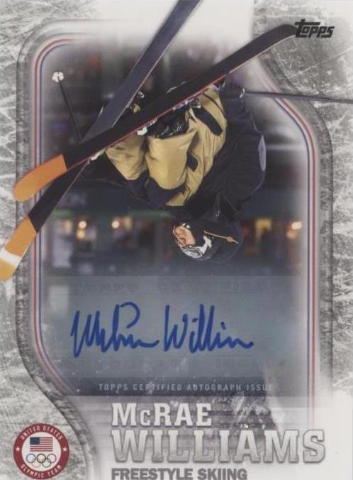 2018 Topps U.S. Olympic & Paralympic Team and Hopefuls - McRae Williams ...