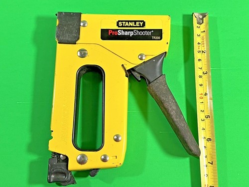 Stanley TR200 Pro Sharp Shooter Stapler Gun Heavy Duty Made in USA Used ...
