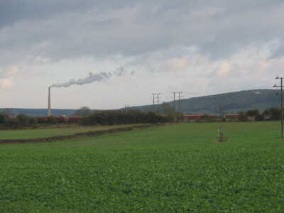 Photo 6x4 Grey November day Hawkeridge Looking east from the B3097 ...