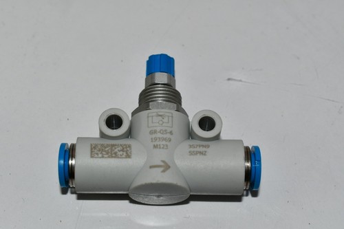 NEW Festo GR-QS-6 193969 1-way pneumatic flow control valve | eBay