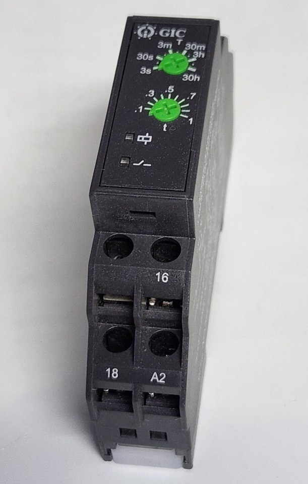 GIC 12ODT4 (R8) TIMING Relay Timer Module Electronic MICON 175 240 VAC ...