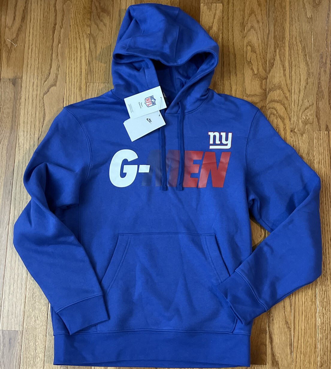 Men's New York Giants Nike G-Men Local Fleece Pullover Hoodie NWT Small ...
