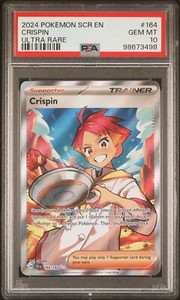 Crispin 2024 Scarlet & Violet: Stellar Crown #164/142 Ultra Rare (Full ...