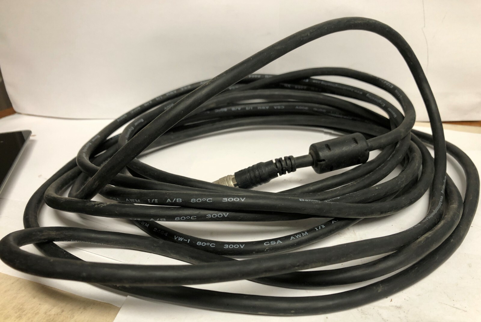 banner 43492 single-ended e124763 cord set 20.5ft #12466 | eBay