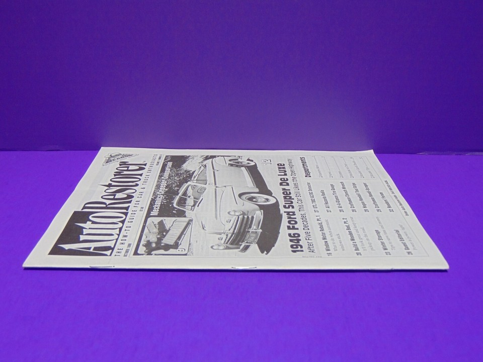 Auto Restorer Magazine Volume 11 Number 10 October 1999 1946 Ford Super ...
