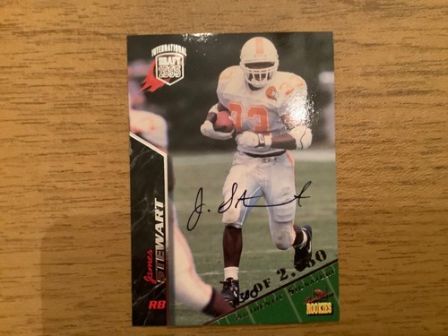 1995 Signature Rookies - James Stewart #66 International Signatures /2750 (AU, RC) for sale ...