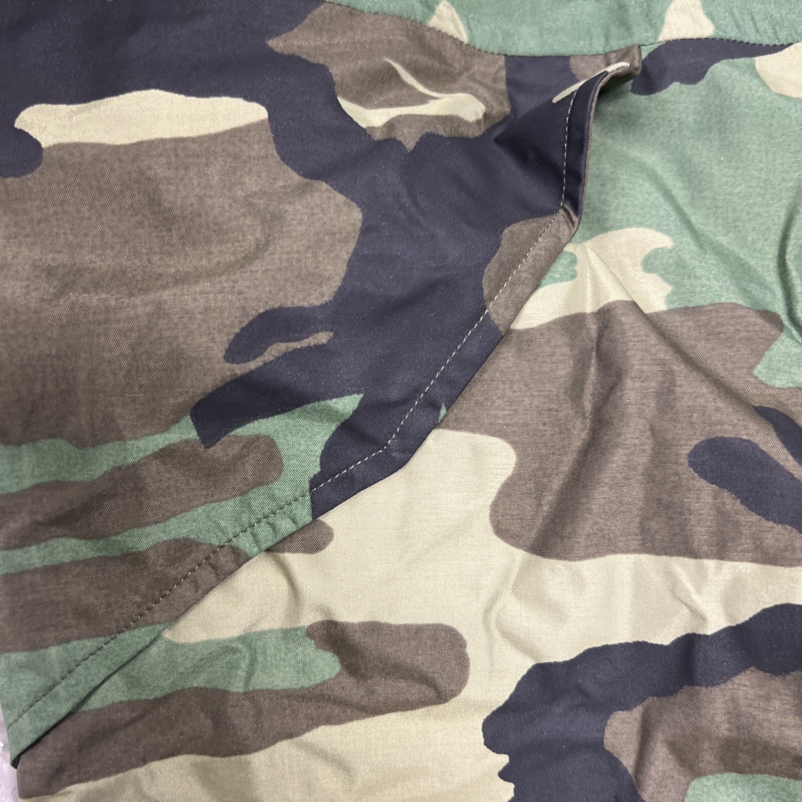 US Military GI Gore-Tex Jacket ECWS Cold Weather Woodland Parka LARGE R ...