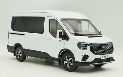 1/18 Scale Ford Transit T8 VAN White Diecast Car Model Toy Collection ...