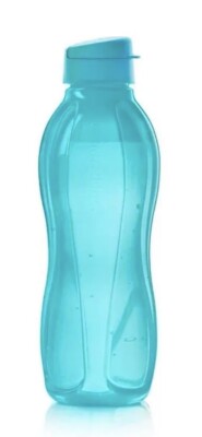 NEW Tupperware Eco Water Bottle & Flip Top Seal Large 36 oz / 1L Aruba ...